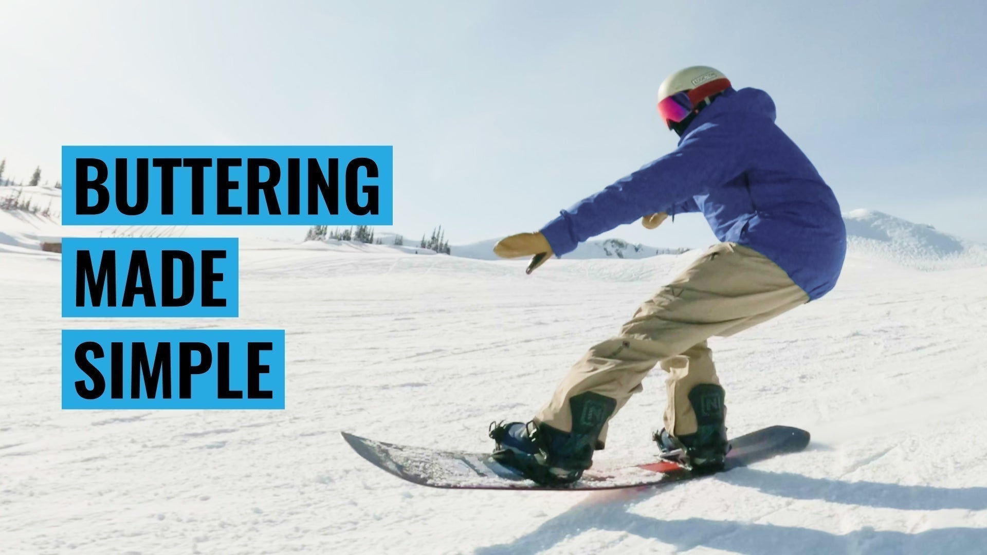 Basic Buttering Position | How to Butter on a Snowboard - Step 1 ...