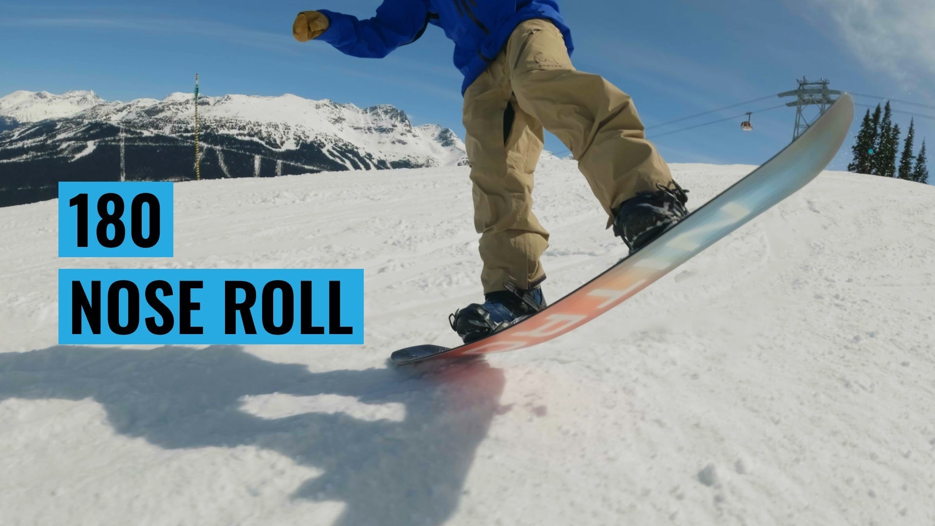 How To 180 Nose Roll On A Snowboard – Snowboard Addiction