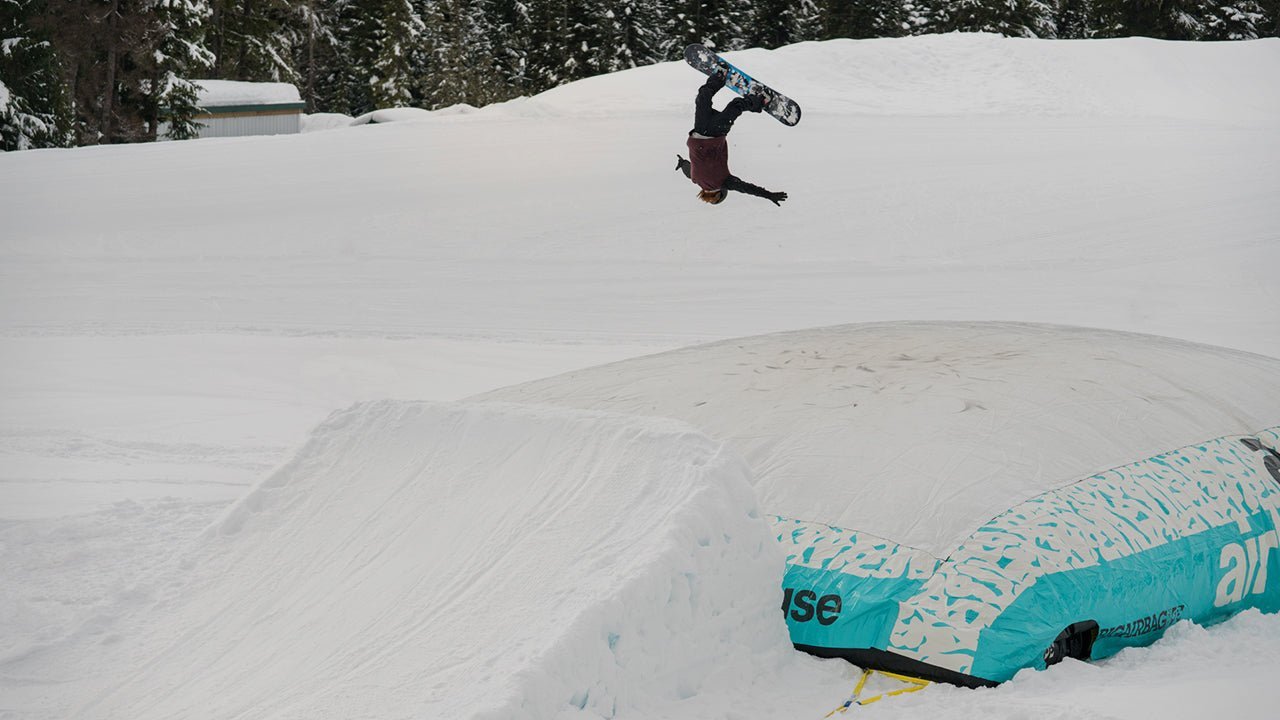 How To Hit An Air Bag – Snowboard Addiction