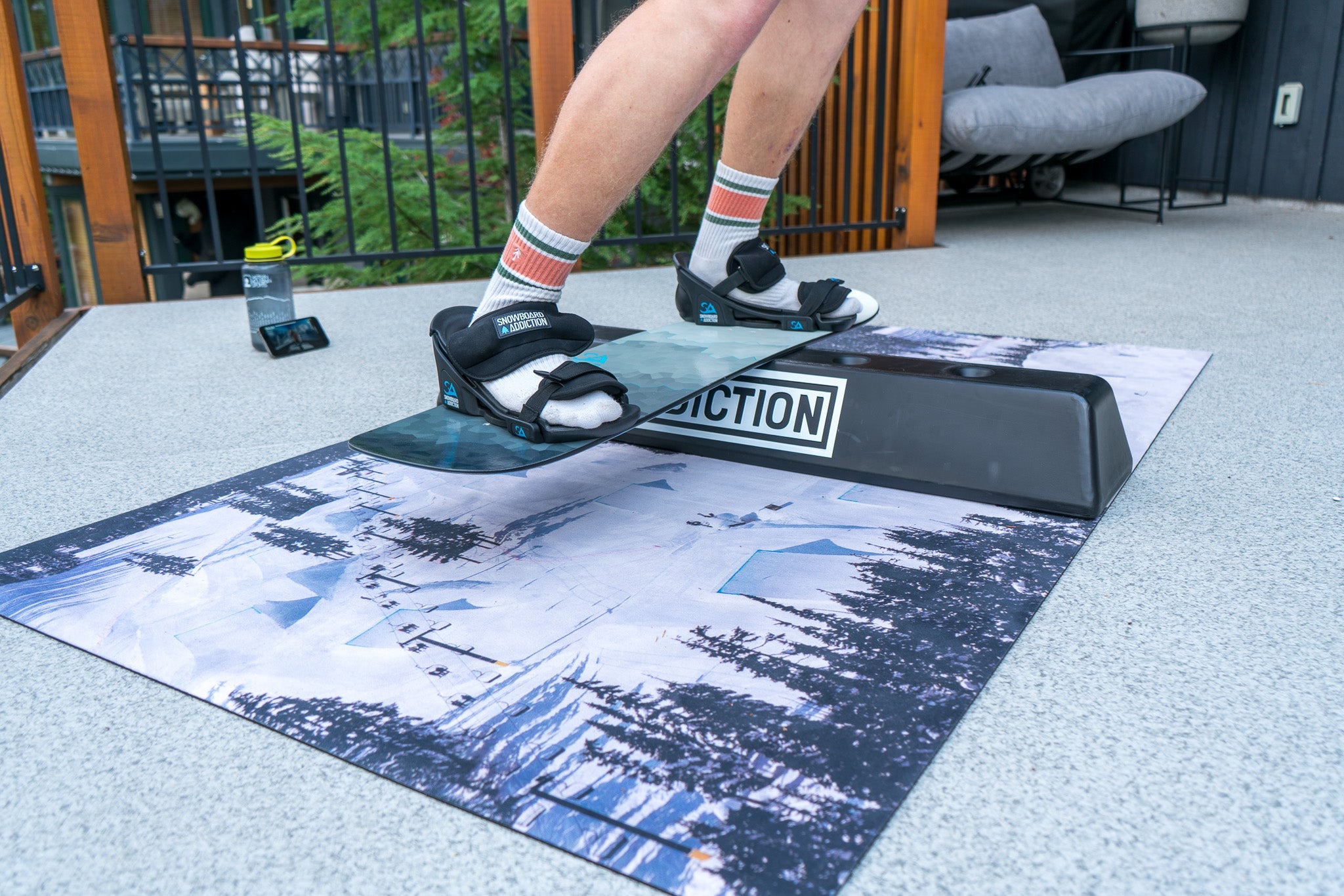 Snowboard Addiction Training Mat